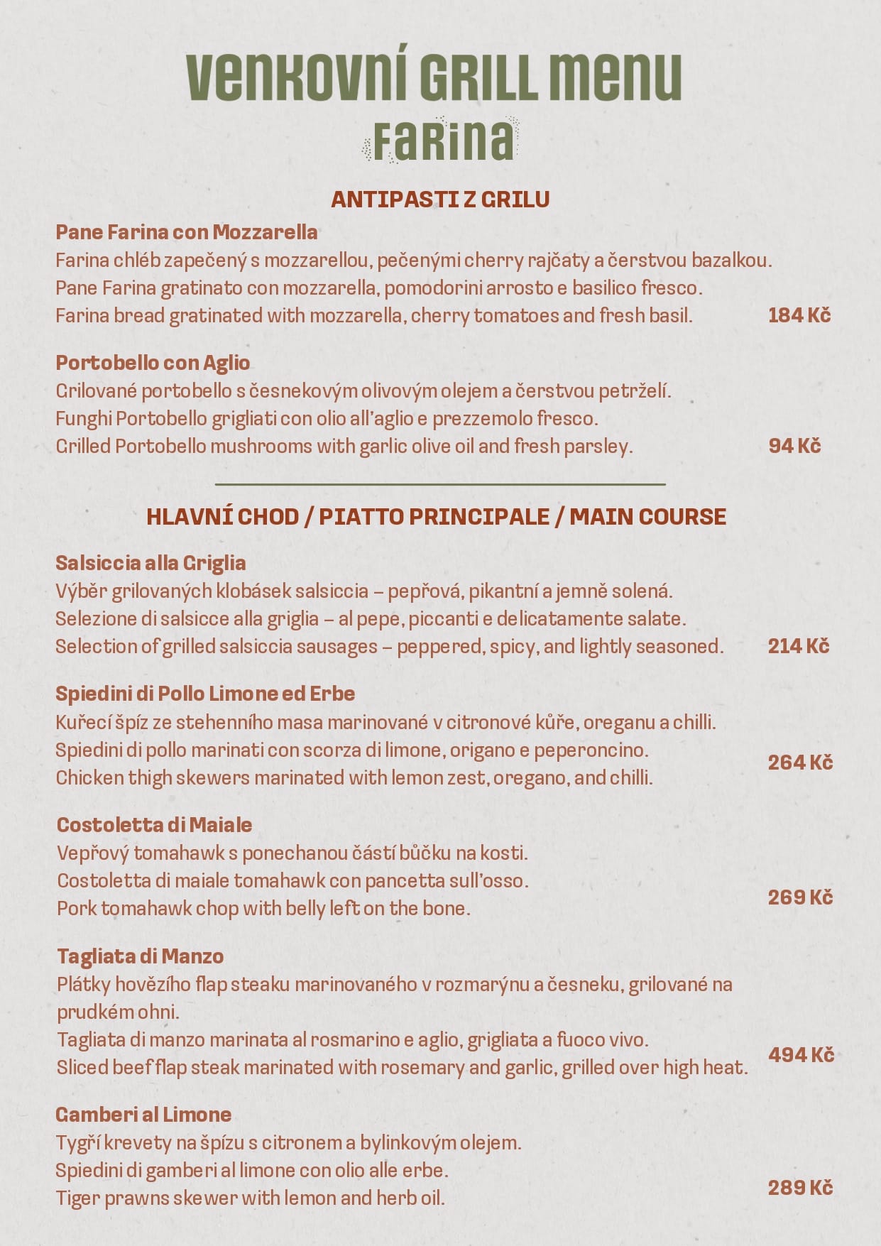Grill & Prosecco Bar and Live Music - Farina